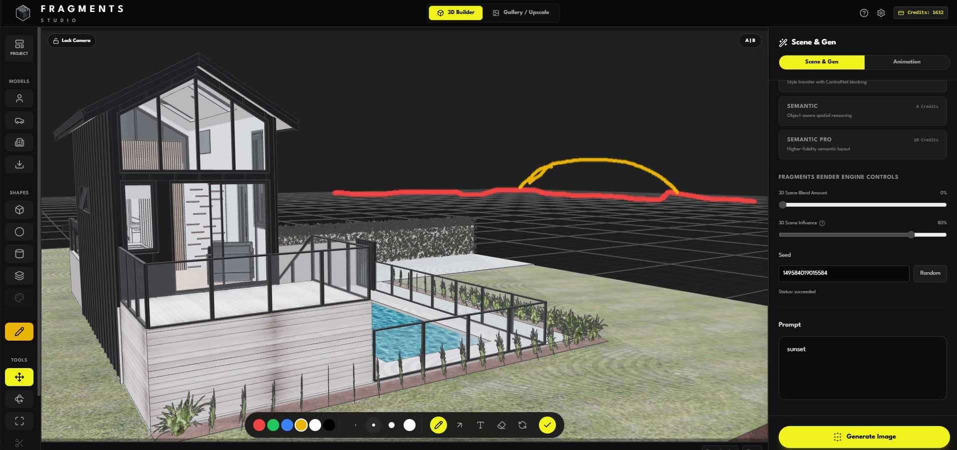 Fragments Studio | 3D Native AI Render and Animation Generation Platform